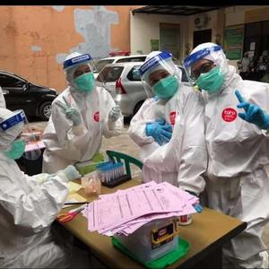 Jual Baju Rumah Sakit Medis APD Hazmat Boho Disposable Protective ...