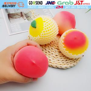 Jual Soft Stretchy Peach Squishy Stretch Strech Slime Splat Toy Povinal ...