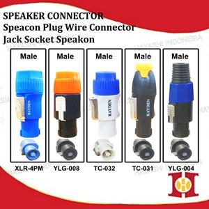 Jual Jack Soket Konektor Audio Speakon Spicon Speacon Speaker Male ...