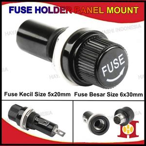 Jual Fuse Holder Kecil Besar Panel Box Rumah Tempat Sekring 5x20 6x30 ...