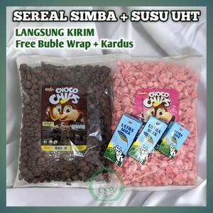 Jual Sereal Coco Crunch Simba + Susu UHT Ultra Milk Koko Krans - Kab ...