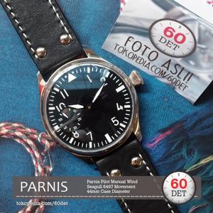 Jual Jam Tangan Parnis Pilot Flieger Uhr Manual Wind Mekanik Non ...