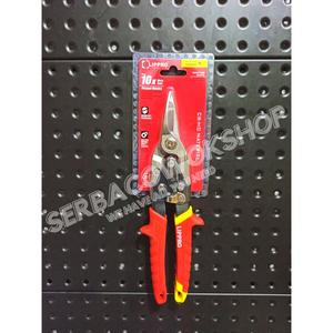 Jual Lippro Gunting Hollow Baja Ringan Gunting Seng 10" Merah Heavy ...