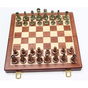 Jual Metal Chess Set Luxury S Retro Bronze Chess Pieces Portable Family ...