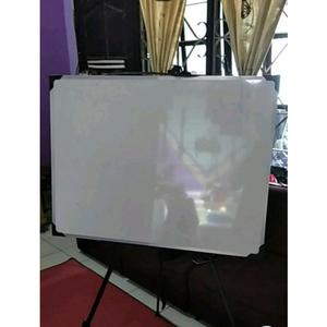 Jual ser Stand Whiteboard Papan Tulis Standing Tripod Papan Tulis ...
