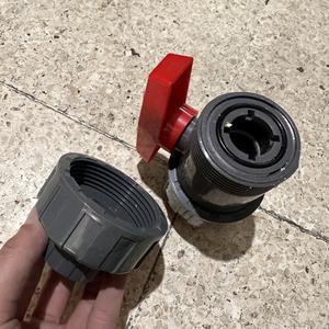 Jual Double True Union Ball valve ZUKI 1" inch Watermur water mur pvc ...