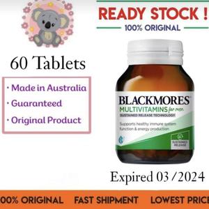 Jual Blackmores multivitamin men 50 tablet multi vitamin pria - Jakarta ...