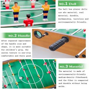 Jual Wooden Children Tabletop Foosball Table Football Machine Double ...