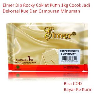 Jual Elmer Dip Rocky Coklat Putih 1kg Cocok Jadi Dekorasi Kue Dan ...