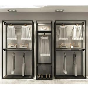 Jual Clothing Store Display Rack Wall Men'S And Women'S Clothing Store ...