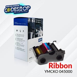 Jual [ Baru] Fargo Dtc-1000 Ribbon Color Ymcko 250 Prints Tinta Warna ...