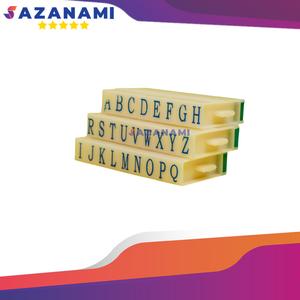 Jual New S3 STEMPEL HURUF STAMP STAMPEL ALPHABE STAMPEL RAKITAN ...
