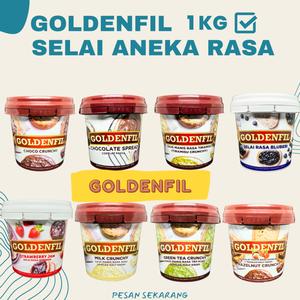 Jual TERUJI Goldenfil Selai Crunchy / Selai Roti Aneka Rasa 1 Kg - Kab ...