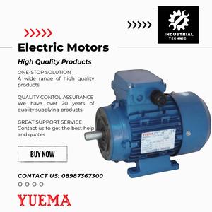 Jual ELECTRIC MOTOR YUEMA SA 4P 0,13KW 0,18HP 3PHASE 380V B34/ DINAMO ...