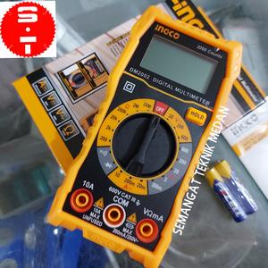 Jual Dm2002 Digital Multimeter Multitester Lcd Display Ingco Super ...