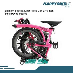 Jual [Original] Element Sepeda Lipat Pikes Gen 2 16 Inch Edisi Pevita ...