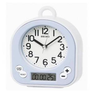 Jual Jam Meja Seiko QHG042L Original/QHG042 Splash Resist Stopwatch ...