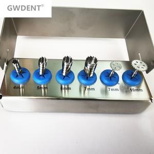 Jual 1 Set Dental Implant Bur Drills Tissue Punch Trephine Saw Disk ...