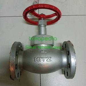 Jual GLOBE VALVE KITZ 3"inch steam jis 20K cast iron FCD DN80 - Jakarta ...