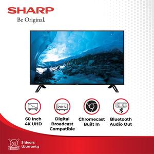 Jual SHARP LED TV 60 Inch Ultra-HD Resolution 4T-C60CH1X 4K - Kota ...