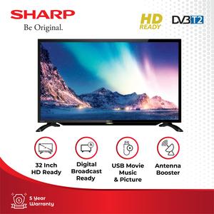 Promo Sharp LED TV AQUOS LED 2T-C32GD15001I Black 32 inch Cicil 0% 3x ...