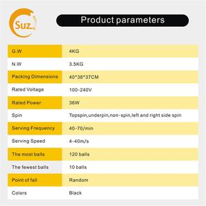 Jual Suz Table Tennis Robot S101 Ping Pong Training Machine Automatic ...