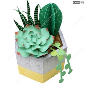 Jual POT SUKULEN TANAMAN HIAS KUNING PAPERCRAFT MINIATUR - Jakarta ...