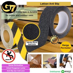 Jual Lakban Anti Slip Sticker Lantai Tangga Stiker Step Tape Non Selip ...