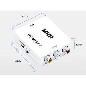 Jual Mini Box HDMI2AV / HDMI TO AV RCA Converter Adaptor / Mini HDMI2AV ...