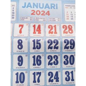 Jual Kalendar Dinding Besar Bulan Jumbo Kalendar Kerja Kalender Ukuran ...