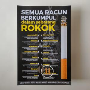 Promo Poster Semua Racun dalam Rokok - Poster Bahaya Rokok - Kab ...