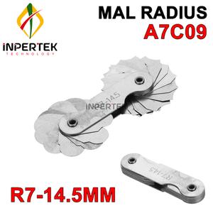 Promo Mal Radius R7-14.5 Gauge Fillet Alat Pengukur Radius Inside ...