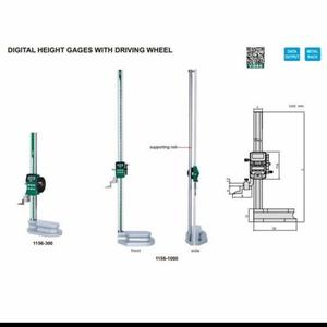 Jual Digital height gage with driving wheel Insize 1156-300 ORIGINAL ...