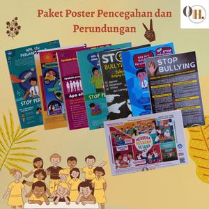 Promo Paket Poster Sekolah - Poster Perundungan dan Bullying - Paket ...