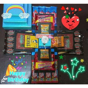 Jual EXPLOSION BOX / snack box / kotak kejutan 3 layer kecil (20,15 ...