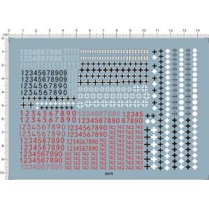 Jual Wwii German Military Tank Numbers Markings Decal For Different Sc ...