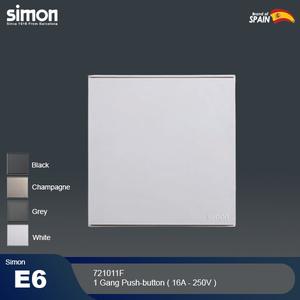 Jual SIMON E6 Push Button 1 Gang Push-button ( 16A - 250V ) 721011F ...