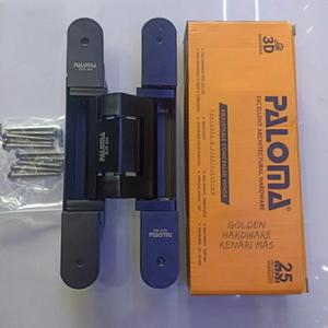 Jual Paloma Ihp 332 Engsel Tanam Pintu Concealed Invisible Hinge Hitam ...