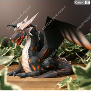 Jual NAGA HITAM KERTAS miniatur DIY Papercraft - Jakarta Barat - Han ...