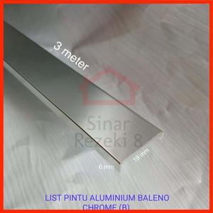 Jual Lis Pintu Aluminium Profil CH Tarikan Panjang Edging Frame Handle ...