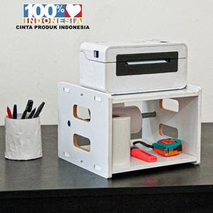 Promo Rak Meja Printer Thermal 2 Susun Serbaguna bahan MDF - LC056 ...