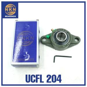 Jual Bearing Unit UCFL 204 NKN Diameter As 20 mm UC204 + FL204 Original ...