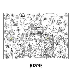 Jual Bebemoise Poster Kertas Mewarnai Besar Giant Coloring Sheet A0 ...