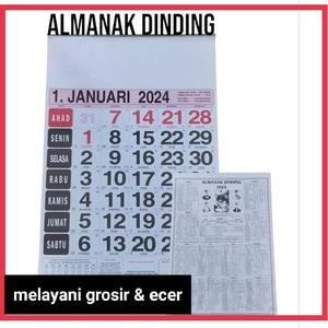 Jual Kalender 2024 Jumbo - Kalender Dinding - Kalender Almanak Besar ...