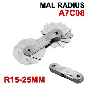 Promo Mal Radius R15-25 Gauge Fillet Alat Pengukur Radius Inside ...