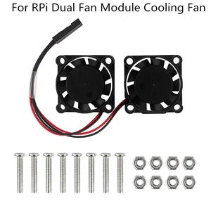 Jual Dual Fan Module Cooling Fan 5V Gpio Powered Brushless Fans - Kota ...