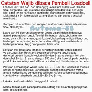 Jual Loadcell 200 Kg Load Cell 200Kg 150Mm X 37Mm X 24Mm Panjang 15Cm ...