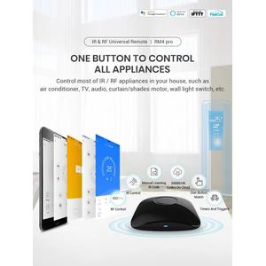 Jual NT BroadLink RM4 Pro+HTS2 IR RF Version Wireless Universal Remote ...