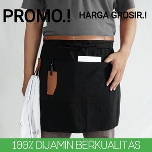 Jual celemek waiters apron pendek setengah badan, apron mini apron ...
