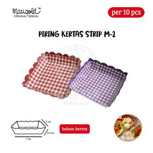 Jual NEO_63 Marigold Piring Kertas Strip Kotak M-2 / ukuran 7x7x2,5cm ...